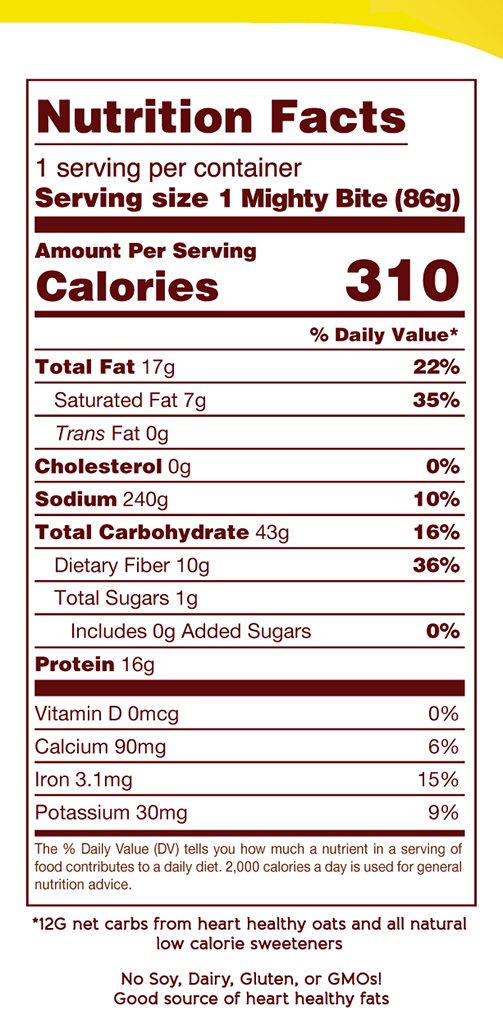 The Mighty Bite - Almond Butter Banana Chocolate *CASE ONLY* | Soft ...