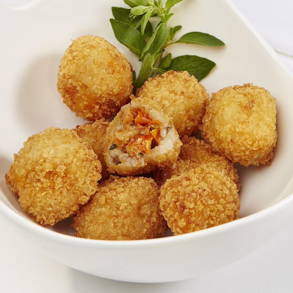 Roasted Tom,Basil & Mascarpone Arancini | Soft Stuff Distributors