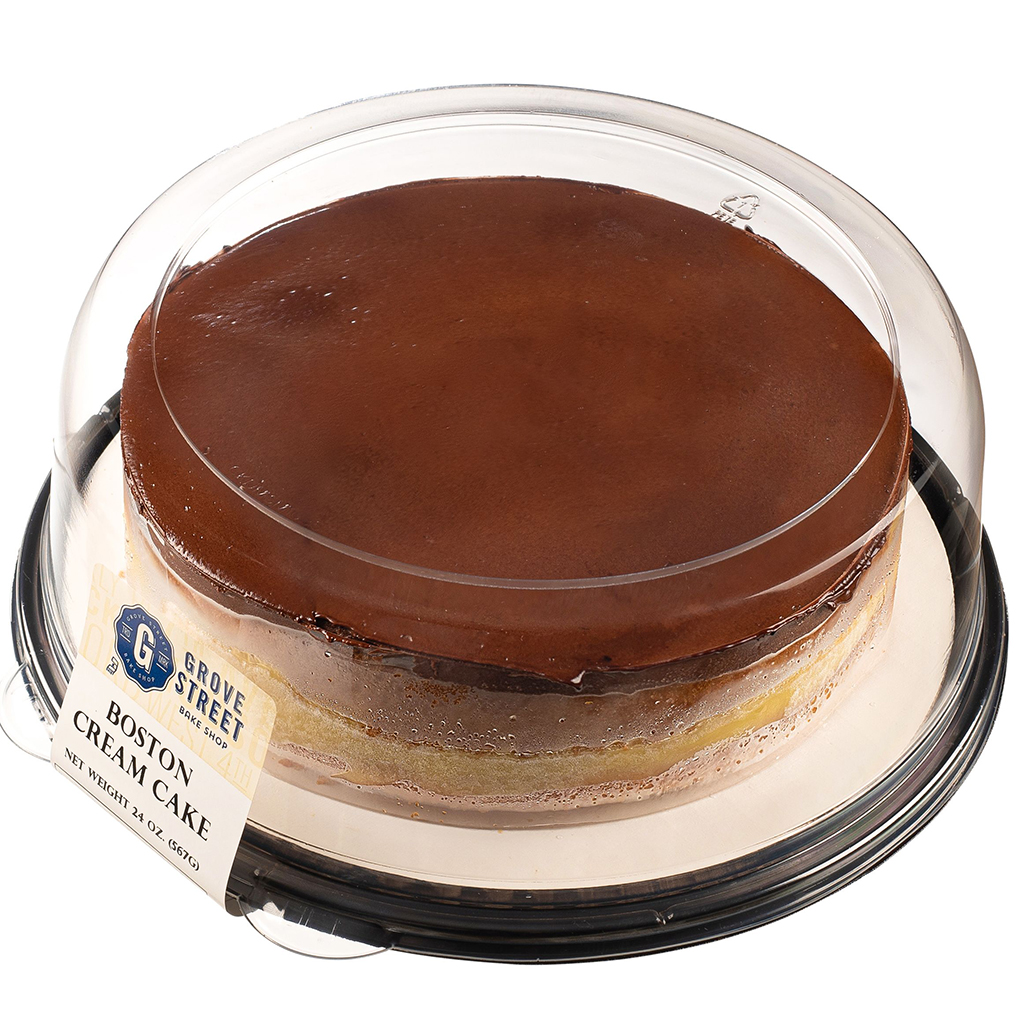 Boston Cream cake 8" Single Layer | Soft Stuff Distributors