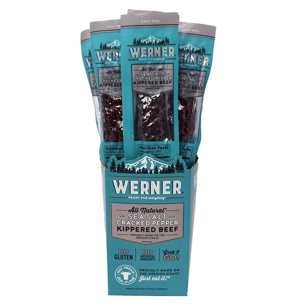 2oz Peppered Kippered Beef | Soft Stuff Distributors